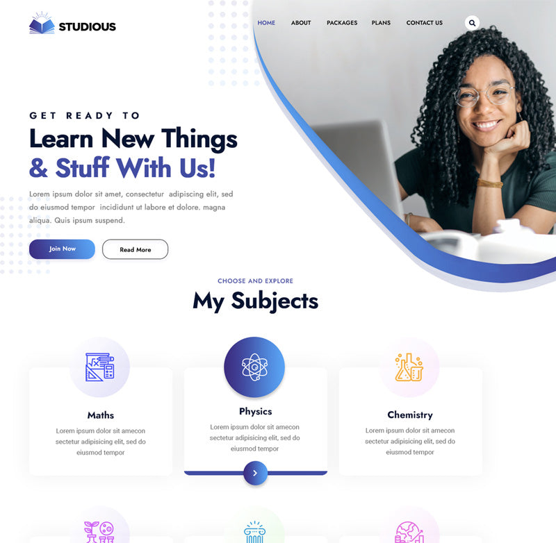Free Tutor WordPress Theme